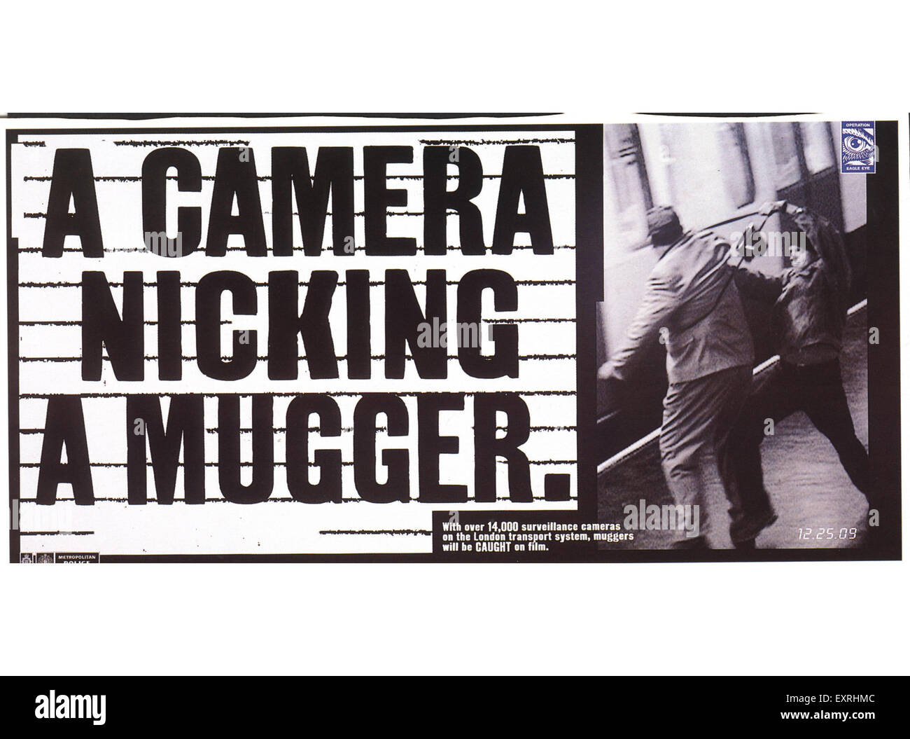 2000s UK Crime Prevention Magazine Advert Stock Photo - Alamy