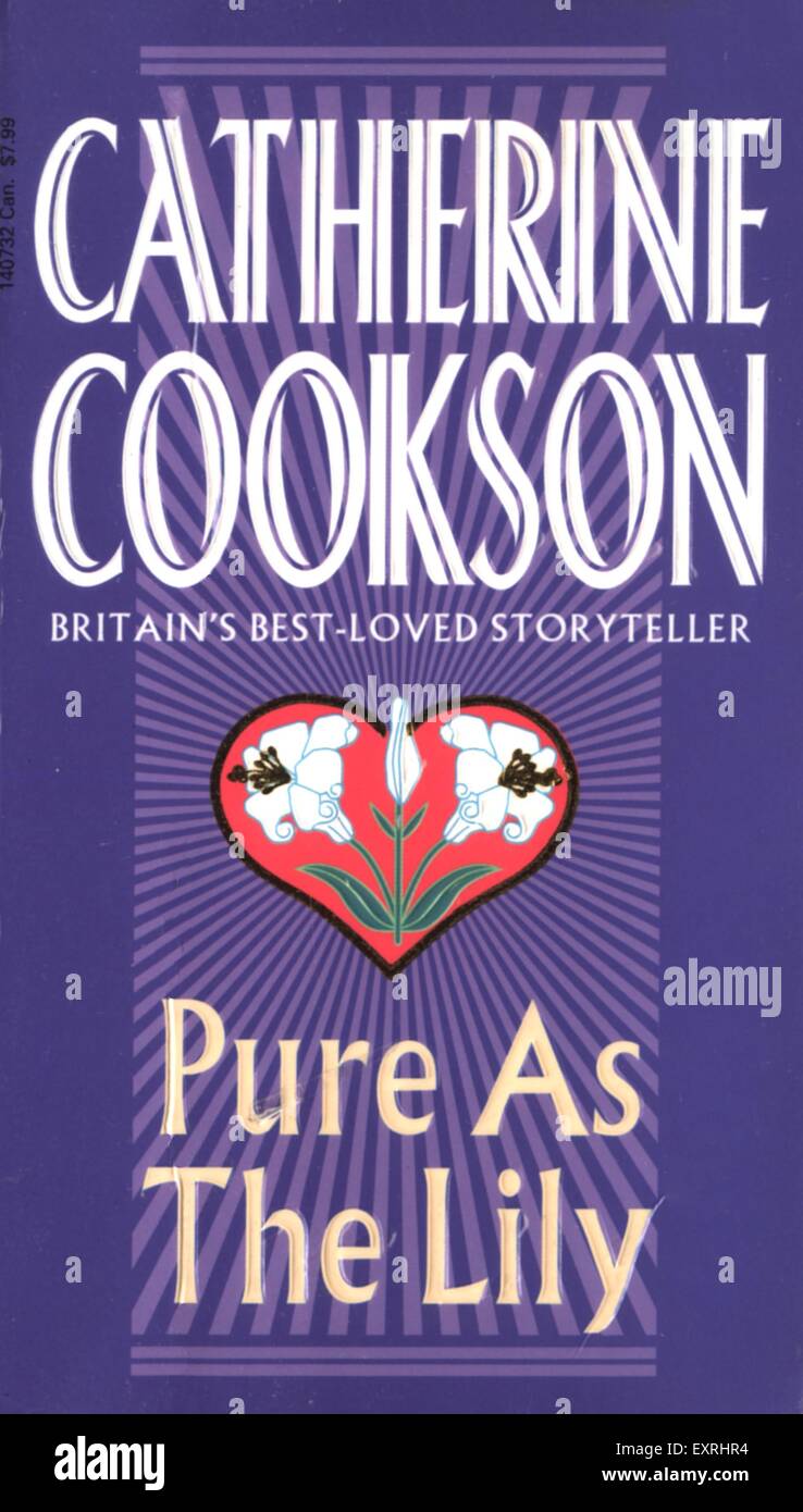 1990s UK Pure as a Lily by Catherine Cookson Book Cover Stock Photo - Alamy