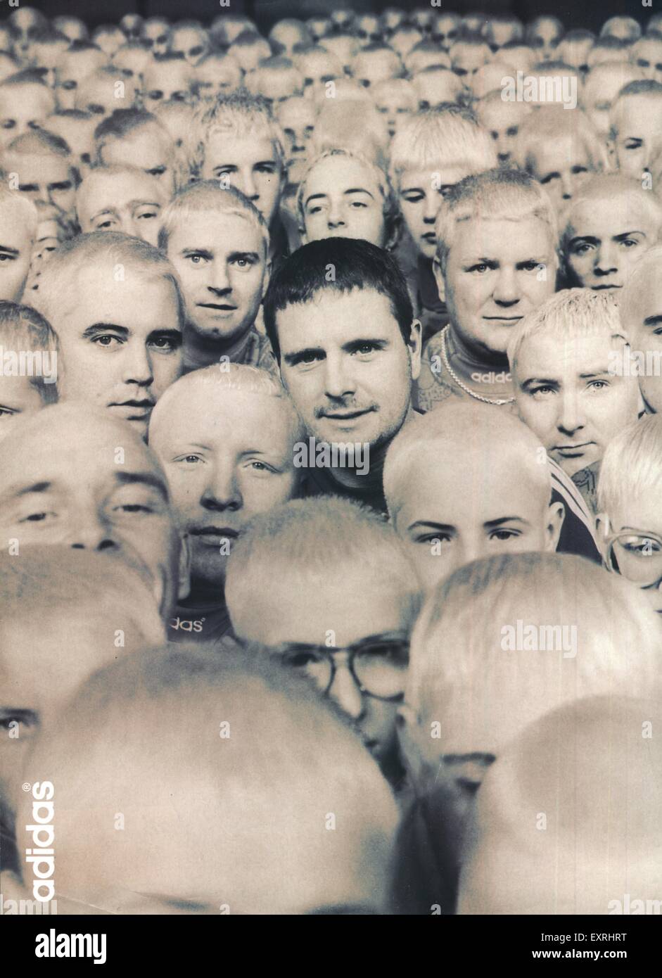 1990s uk adidas magazine advert hi-res stock photography and images - Alamy