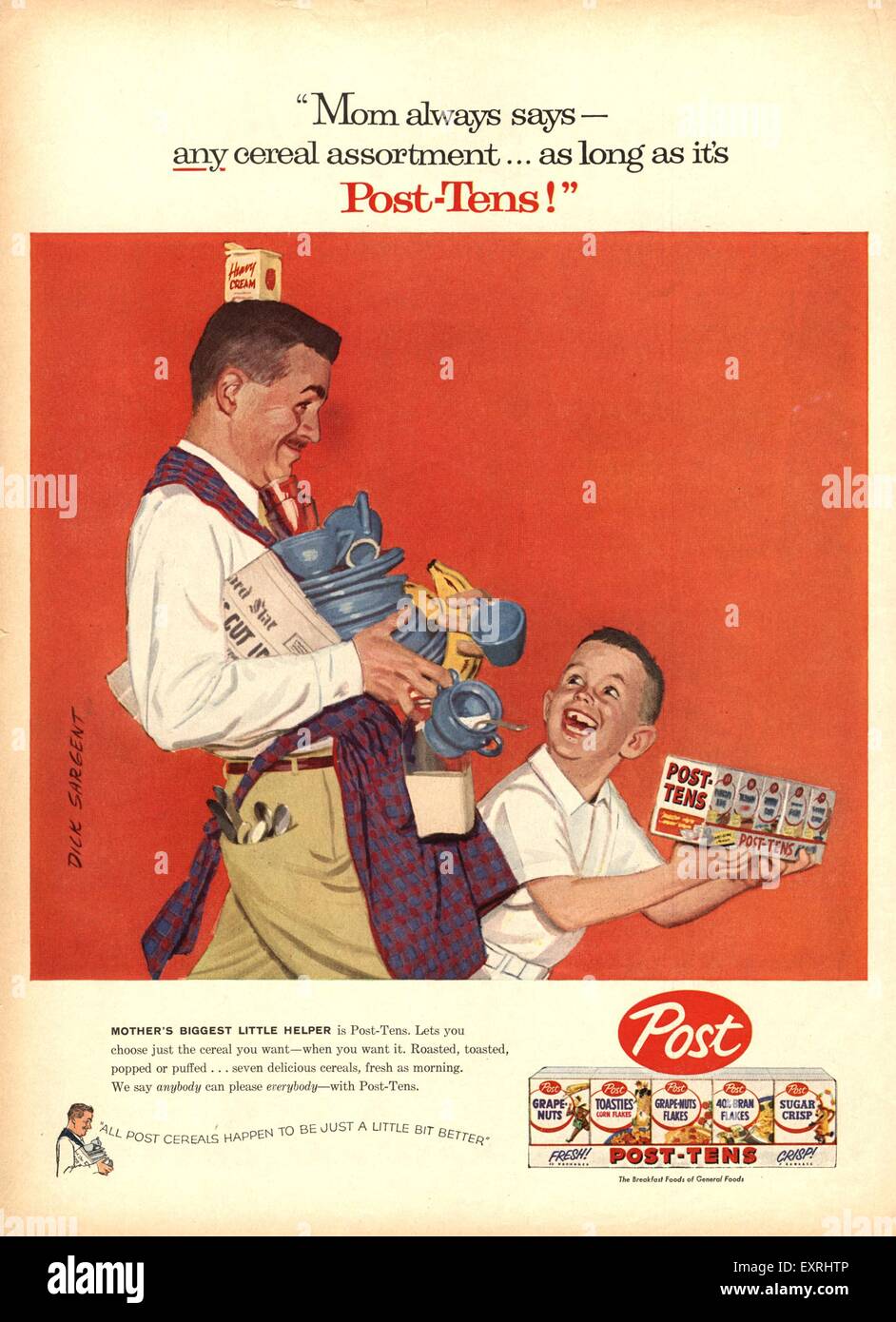 1950s USA Post Tens Magazine Advert Stock Photo - Alamy