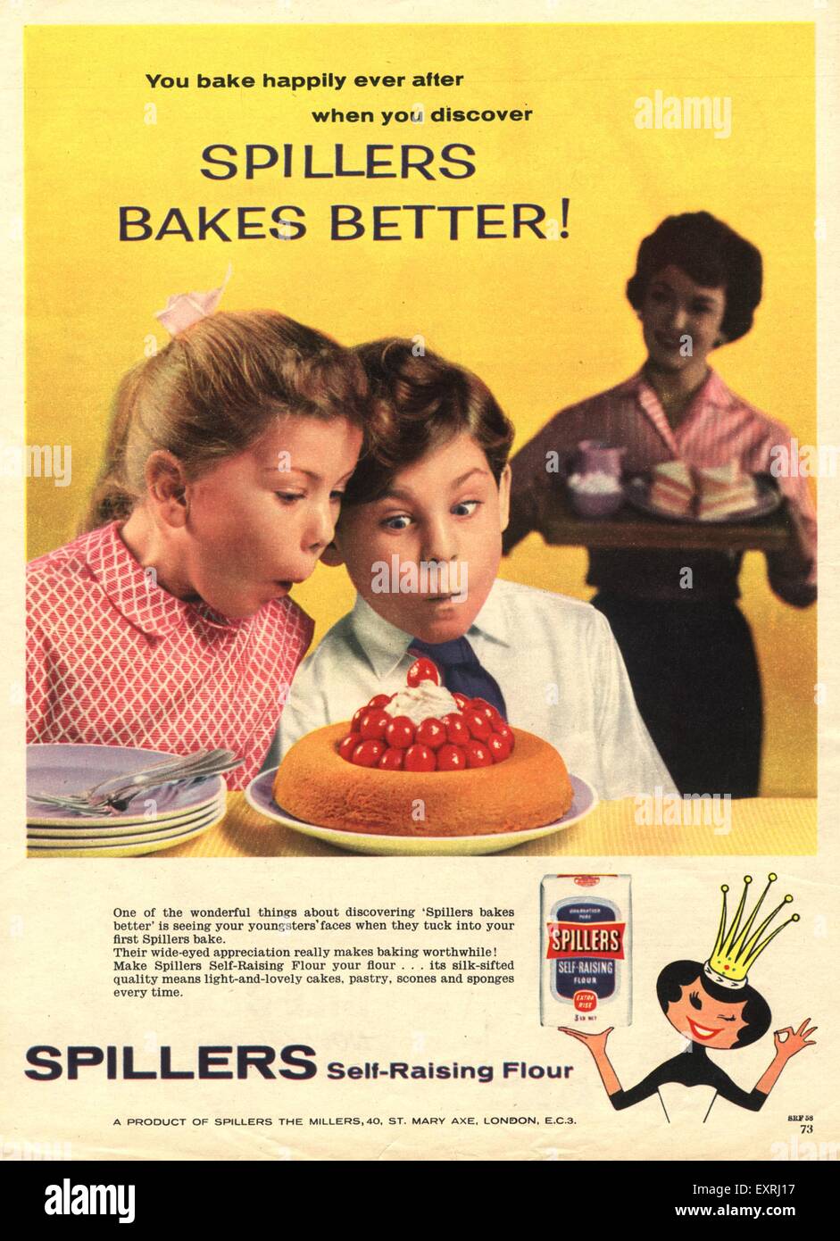 Flour advert 1960s hi-res stock photography and images - Alamy