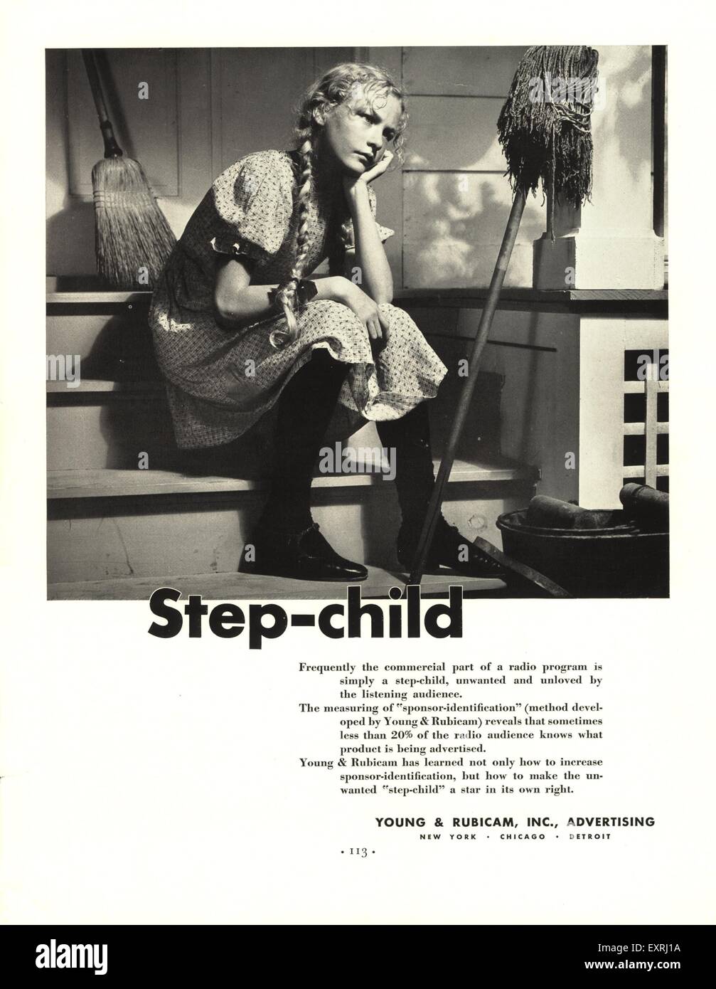 1960s USA Young and Rubicam Magazine Advert Stock Photo - Alamy