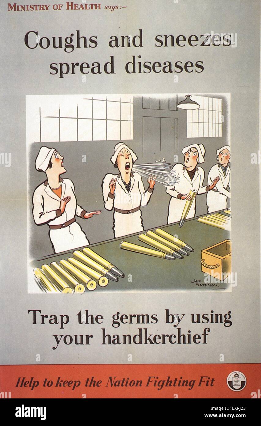 Ww2 health poster hi-res stock photography and images - Alamy