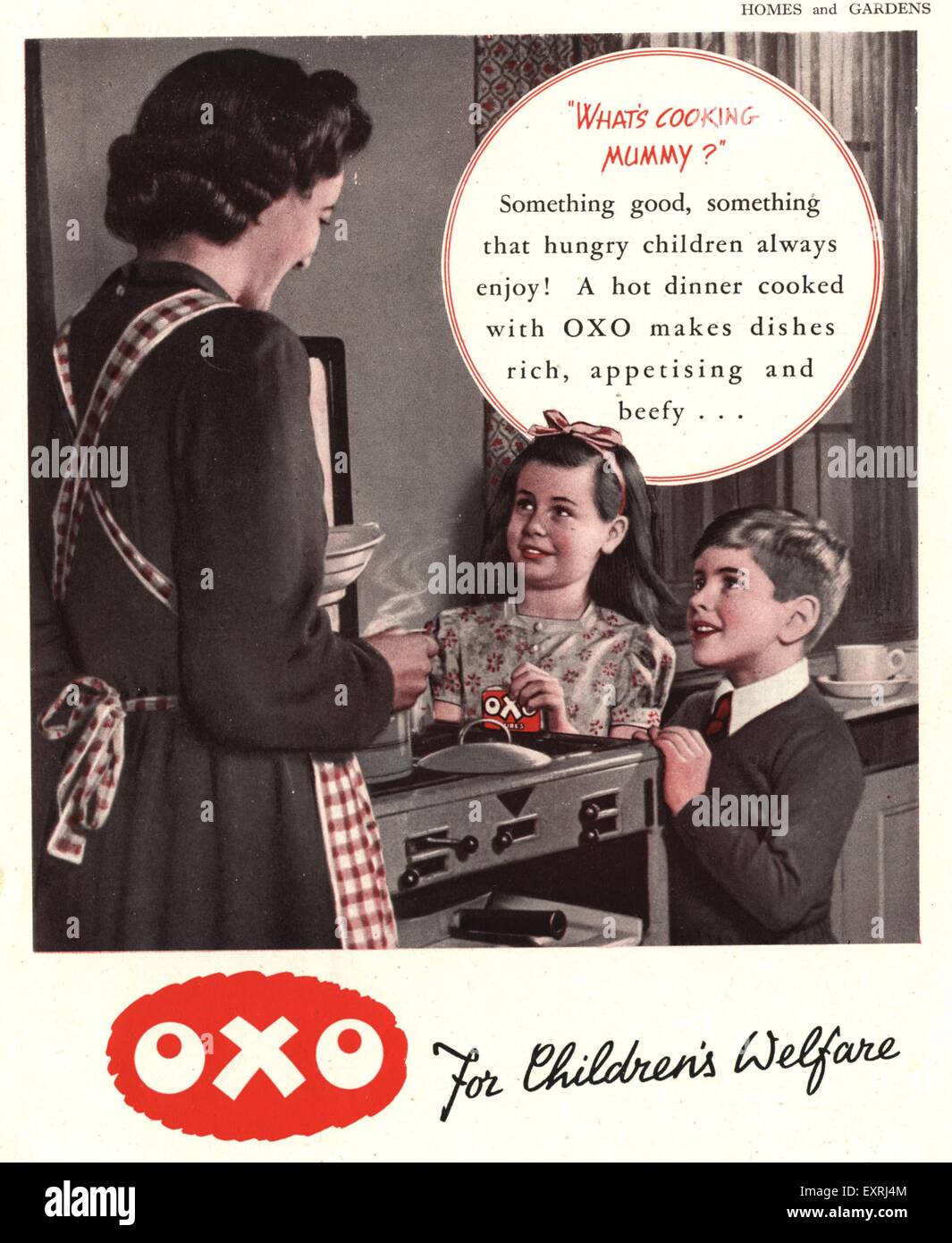 Oxo advert hi-res stock photography and images - Alamy