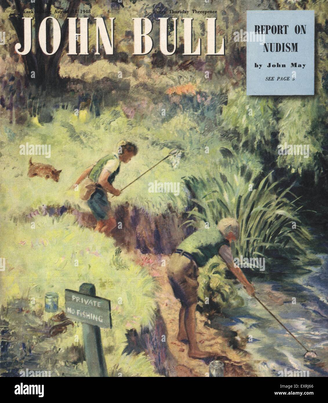 John bull magazine cover hi-res stock photography and images - Alamy