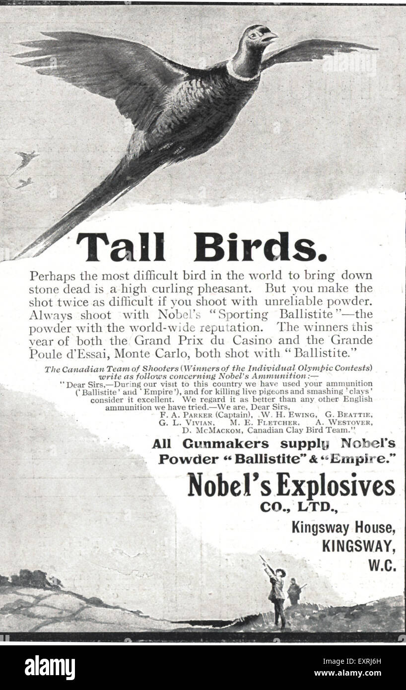 Nobel's explosive hi-res stock photography and images - Alamy