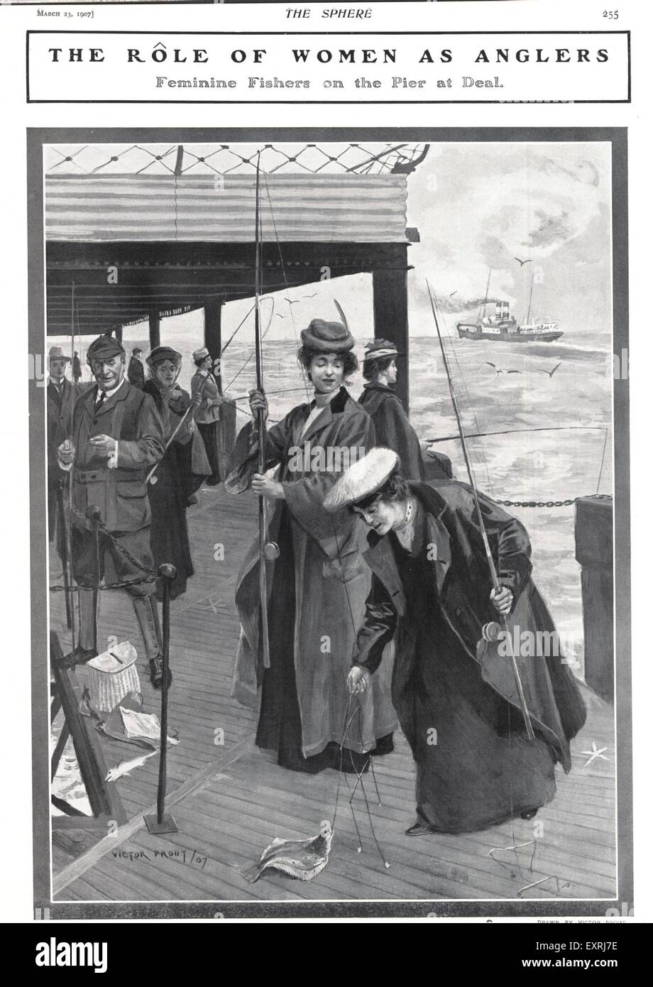 1900s fishing hi-res stock photography and images - Alamy