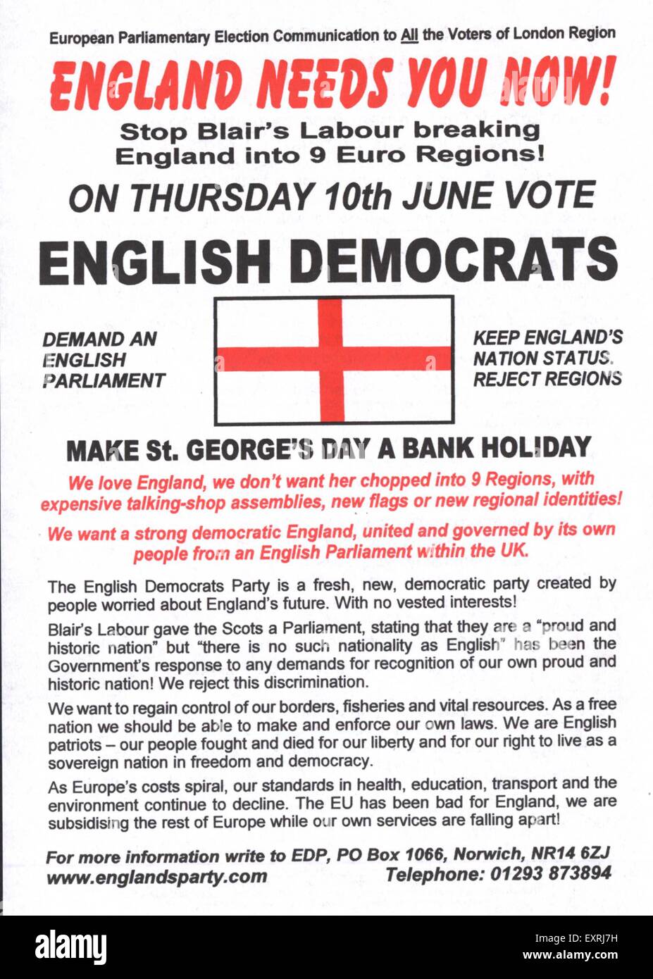 English poster hi-res stock photography and images - Alamy