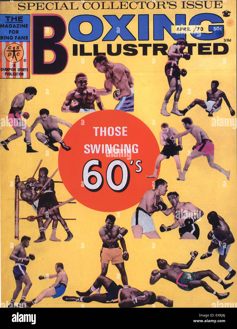 1970s USA Boxing Illustrated Magazine Cover Stock Photo - Alamy