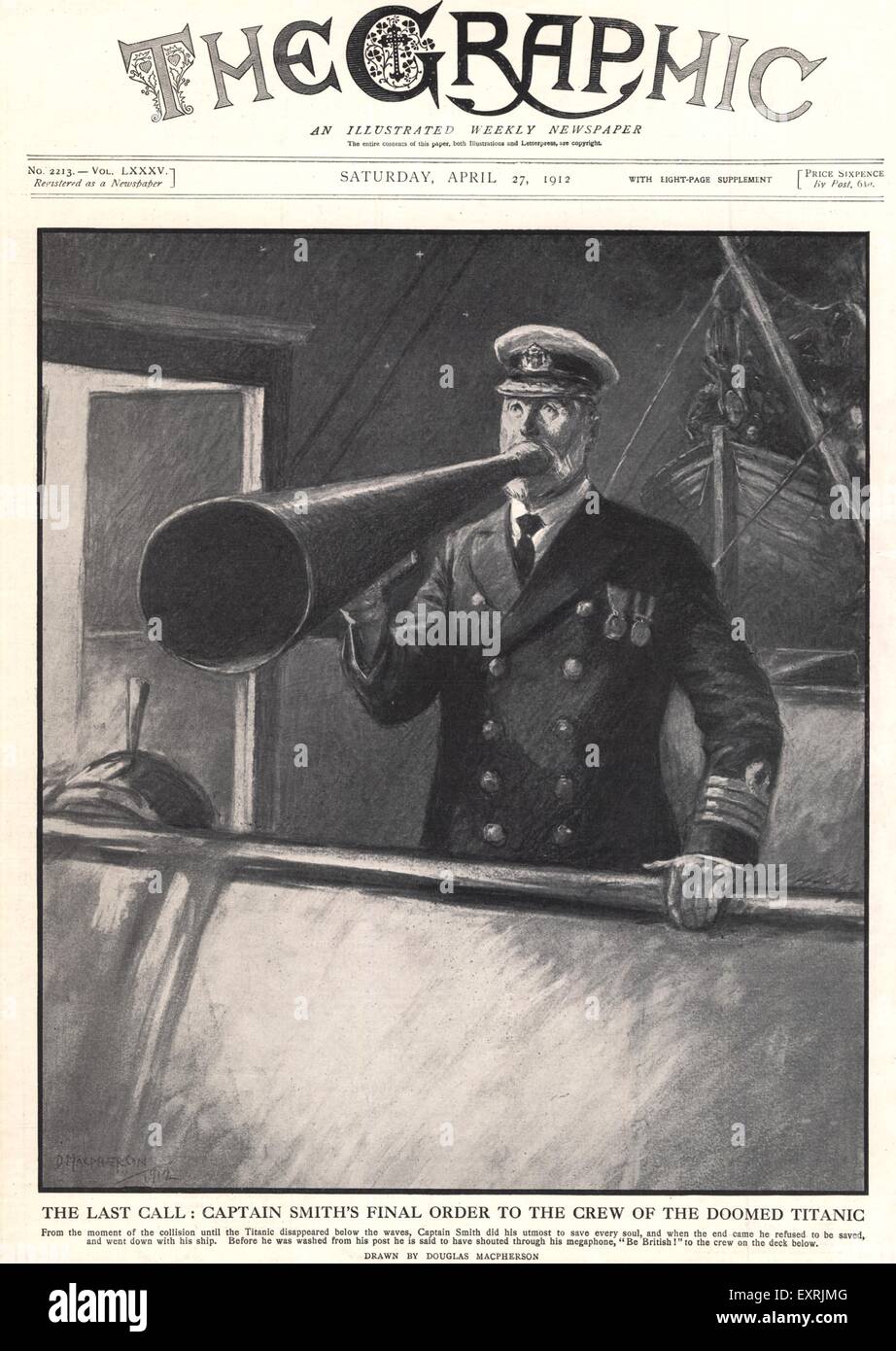 1910s UK The Graphic Magazine Cover Stock Photo - Alamy