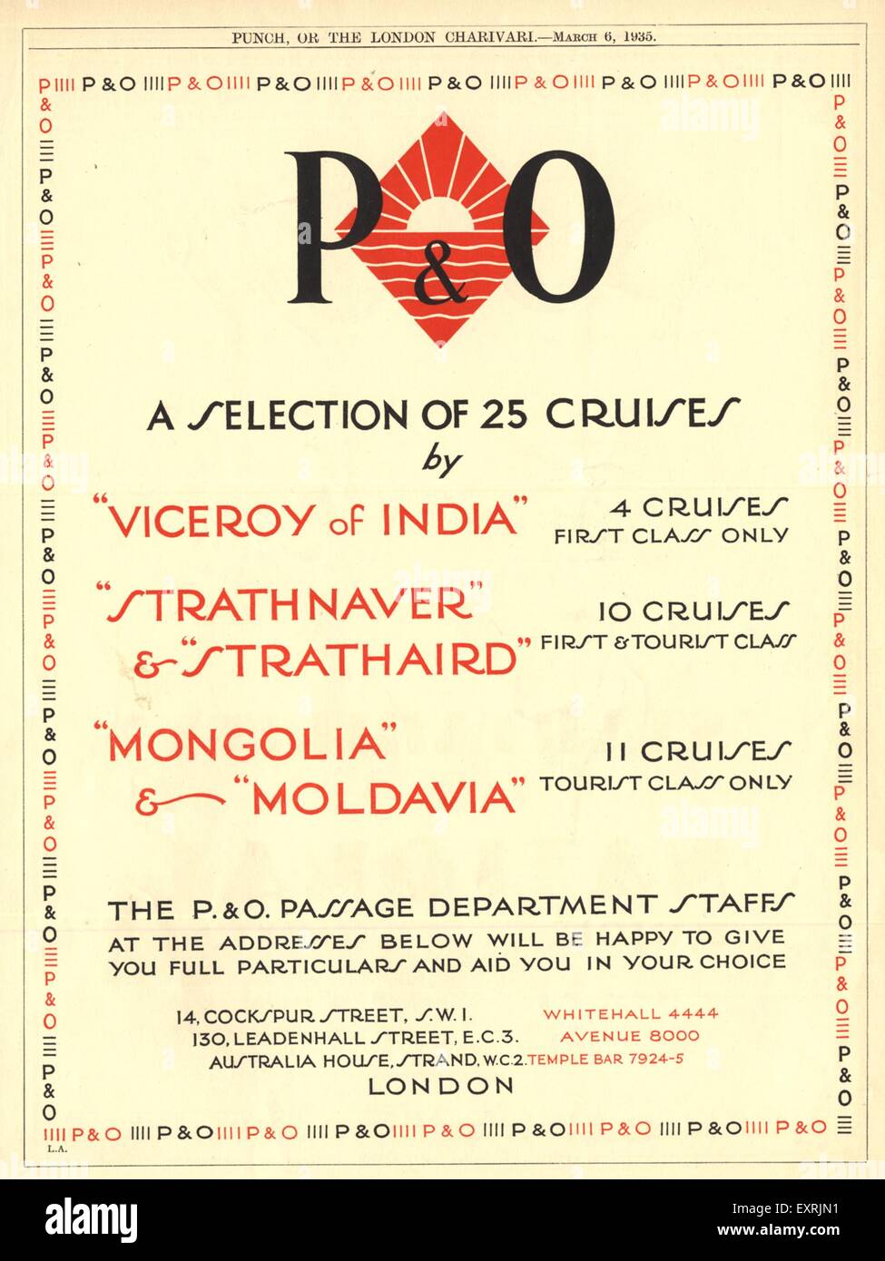 P and o poster hi-res stock photography and images - Alamy