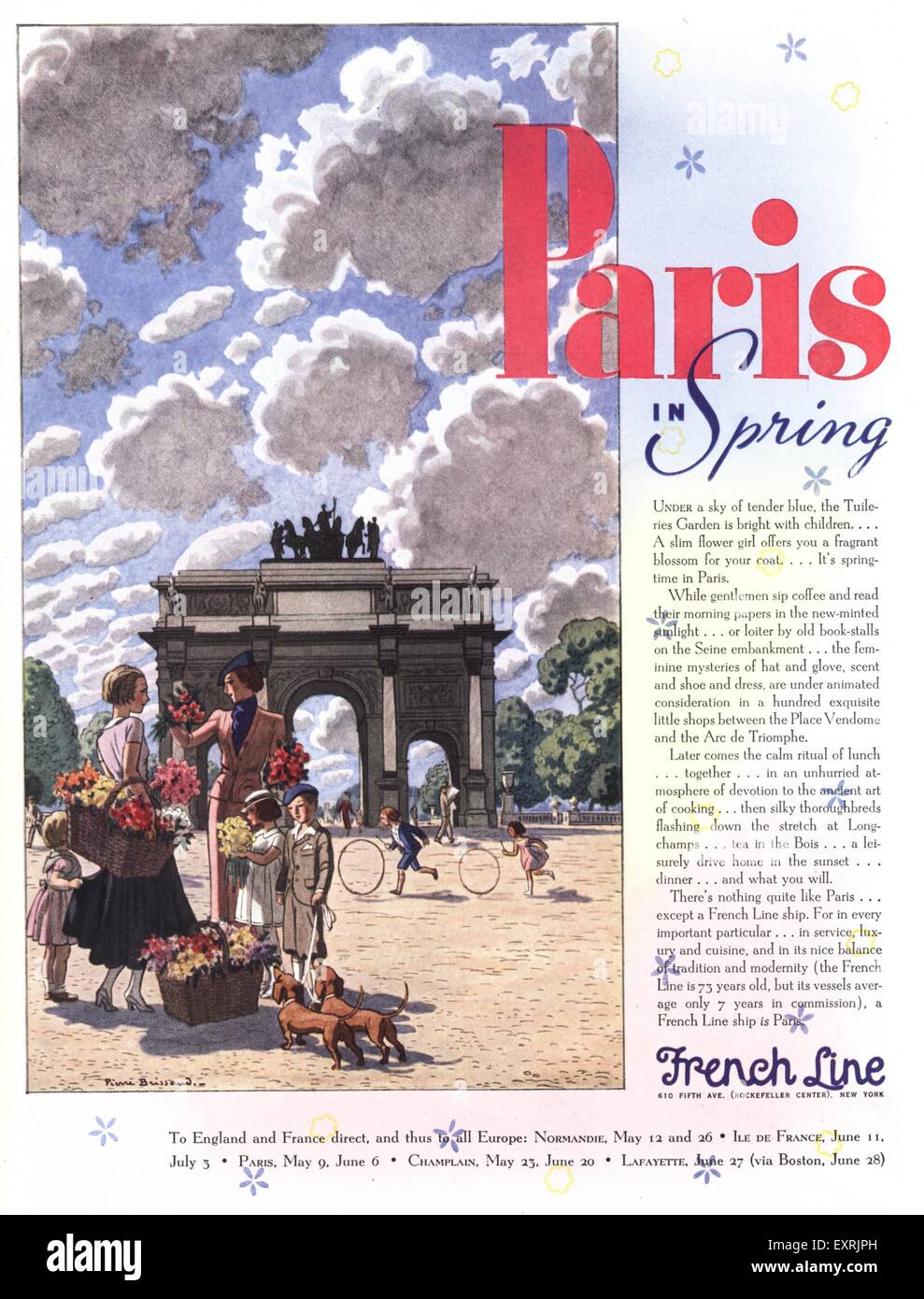 The french line hi-res stock photography and images - Alamy