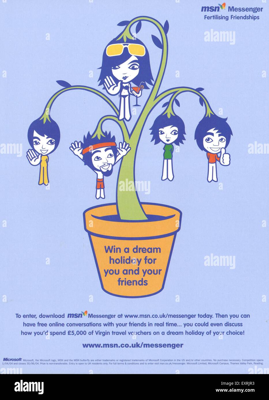 2000s UK Microsoft Magazine Advert Stock Photo - Alamy