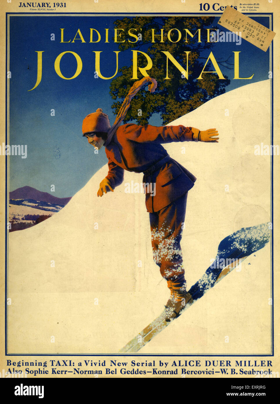 1930s USA Ladies Home Journal Magazine Cover Stock Photo - Alamy