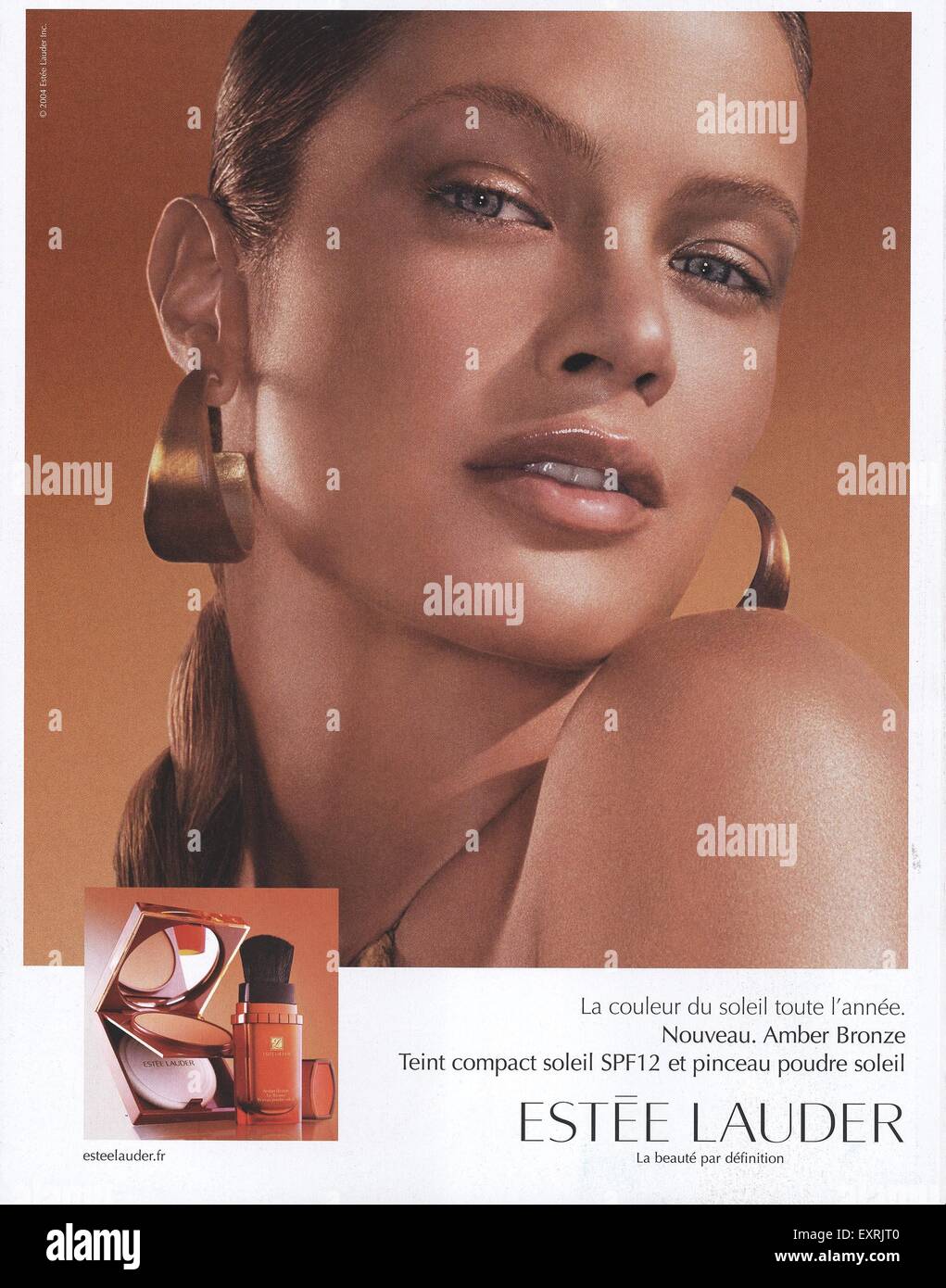 2000s France Estee Lauder Magazine Advert Stock Photo - Alamy