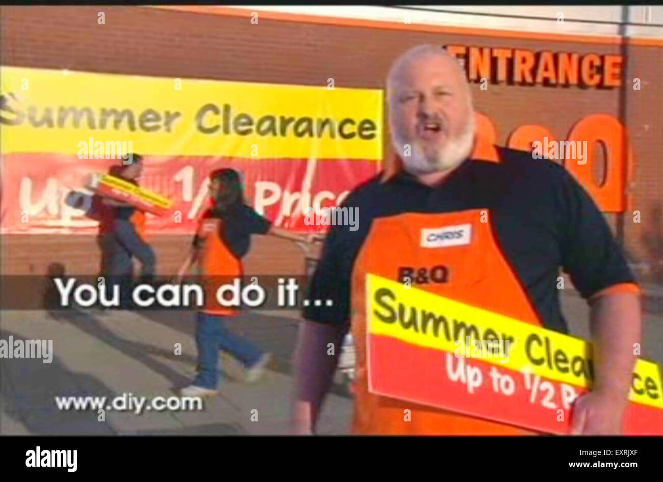 2000s UK TV Advert (Grab Stock Photo - Alamy