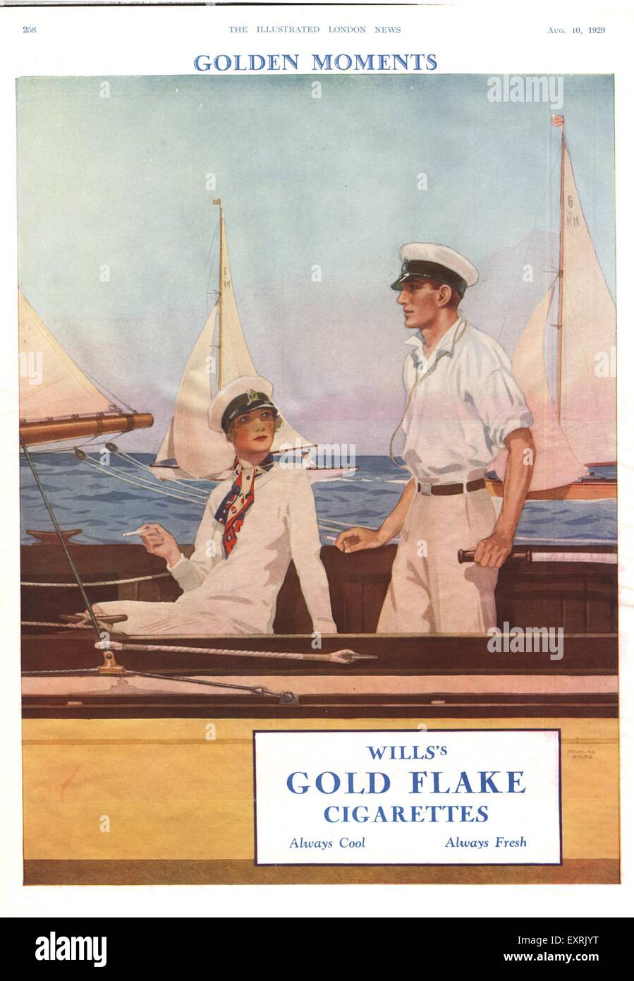 Gold flake advert hi-res stock photography and images - Alamy