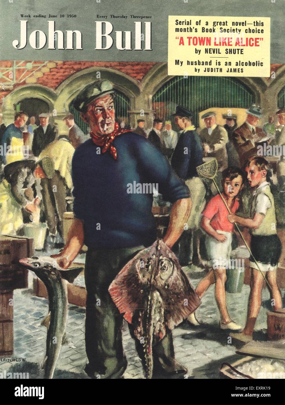 1950s UK John Bull Magazine Cover Stock Photo - Alamy