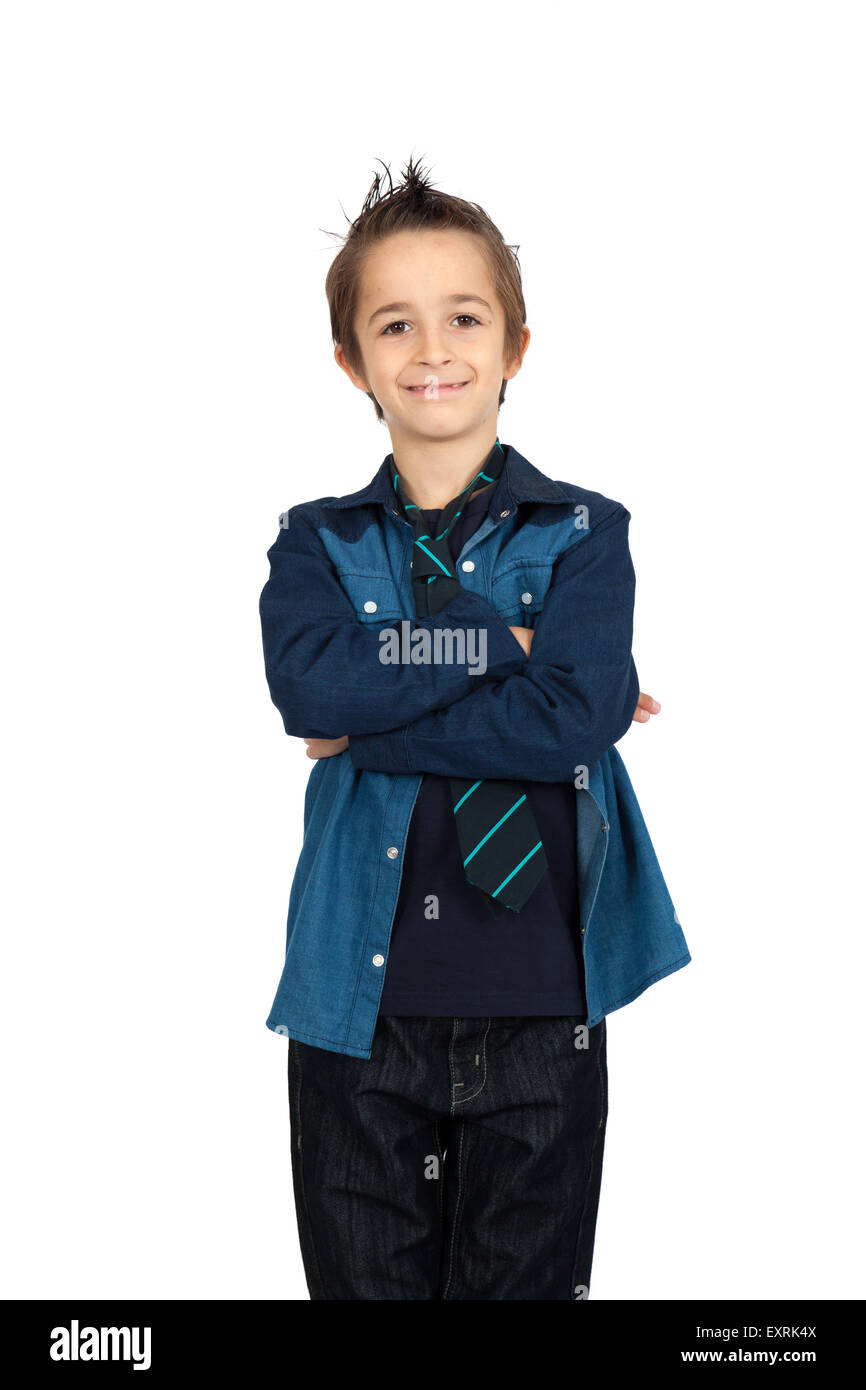 Handsome child doing different expressions in different sets of clothes ...