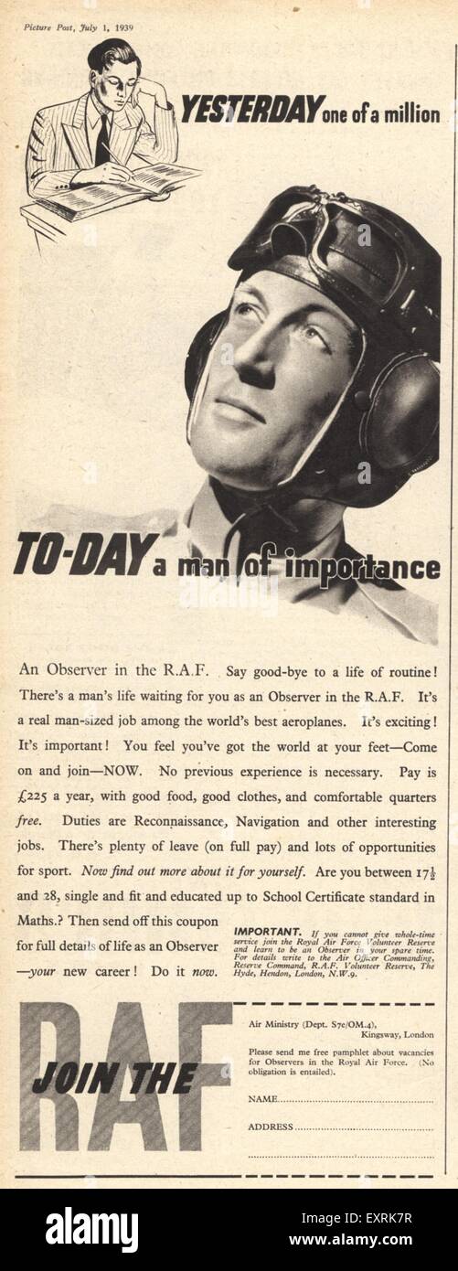 Raf recruitment hi-res stock photography and images - Alamy