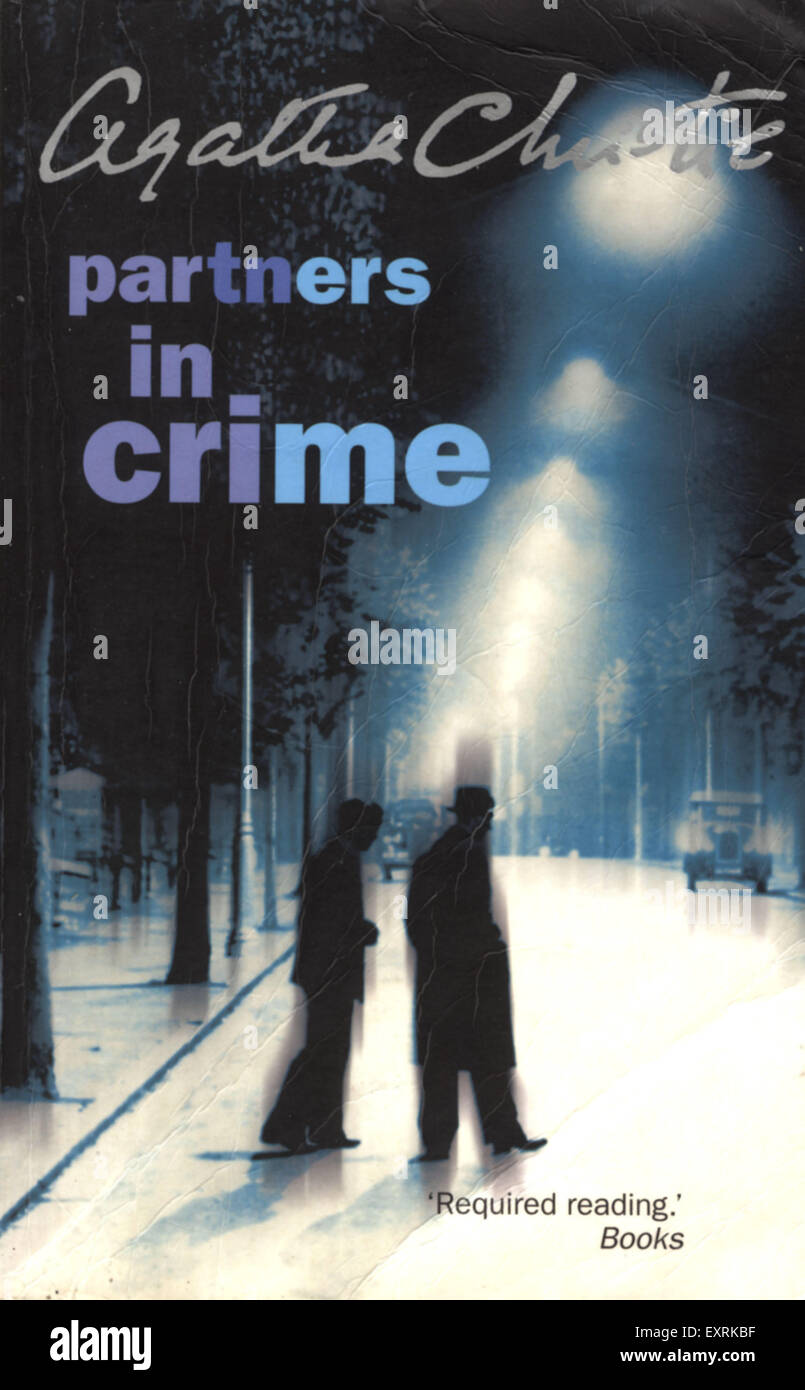 1990s UK Partners in Crime by Agatha Christie Book Cover Stock Photo ...
