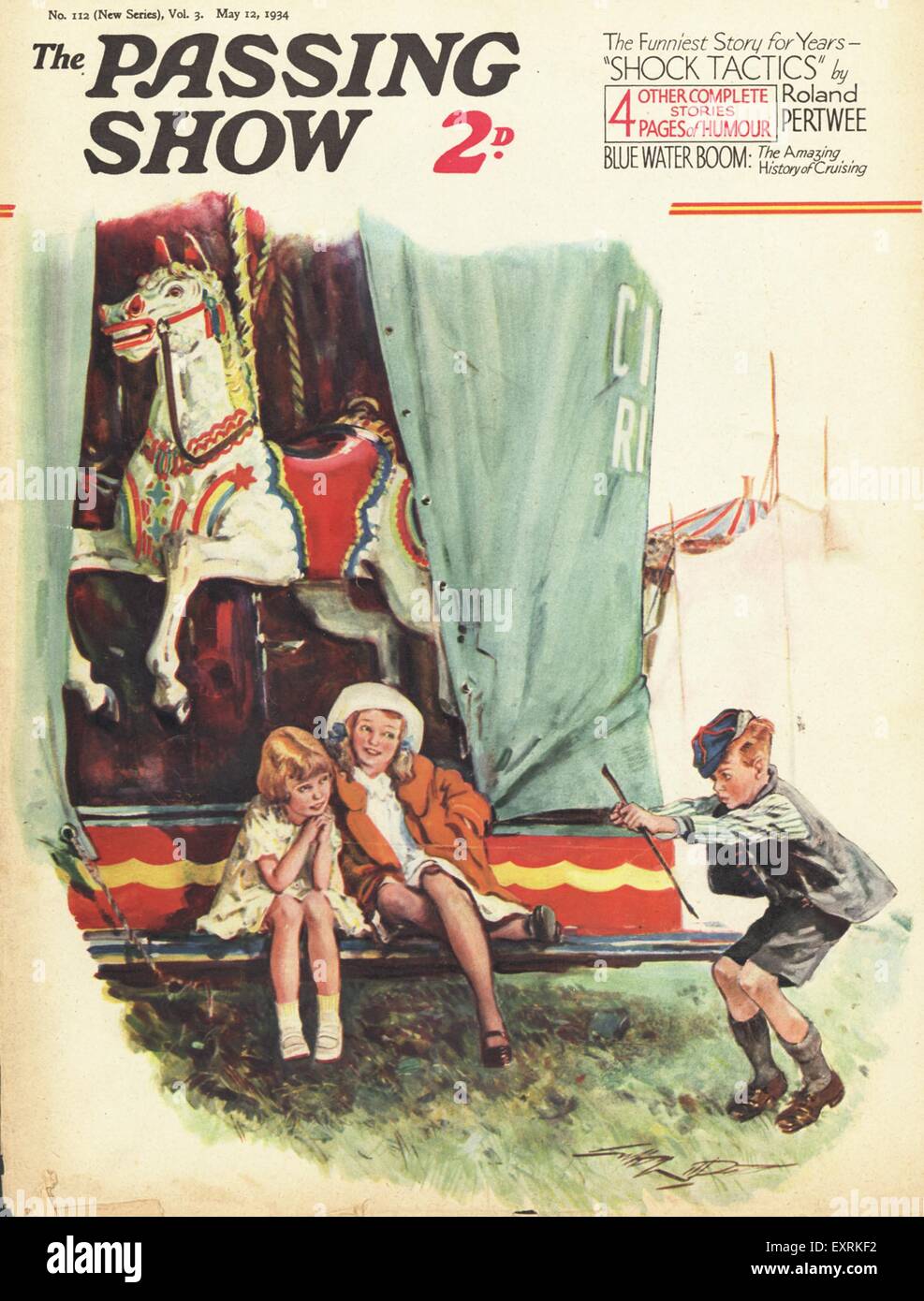 1930s UK The Passing Show Magazine Cover Stock Photo - Alamy