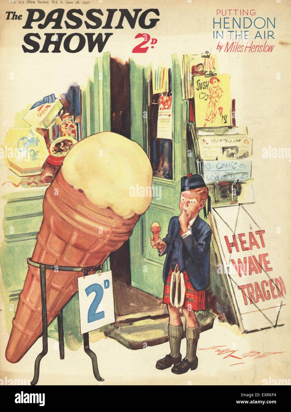 1930s UK The Passing Show Magazine Cover Stock Photo - Alamy