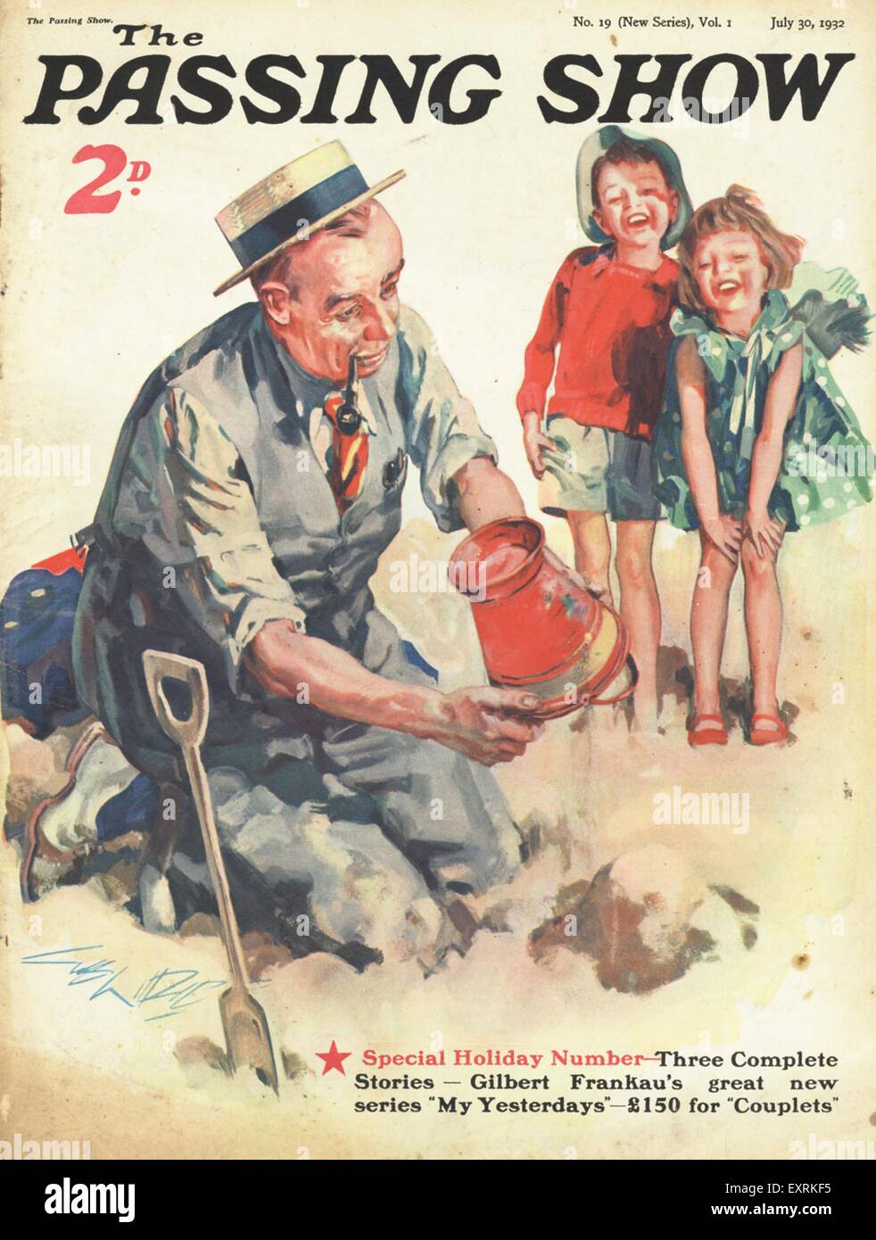 1930s UK The Passing Show Magazine Cover Stock Photo - Alamy