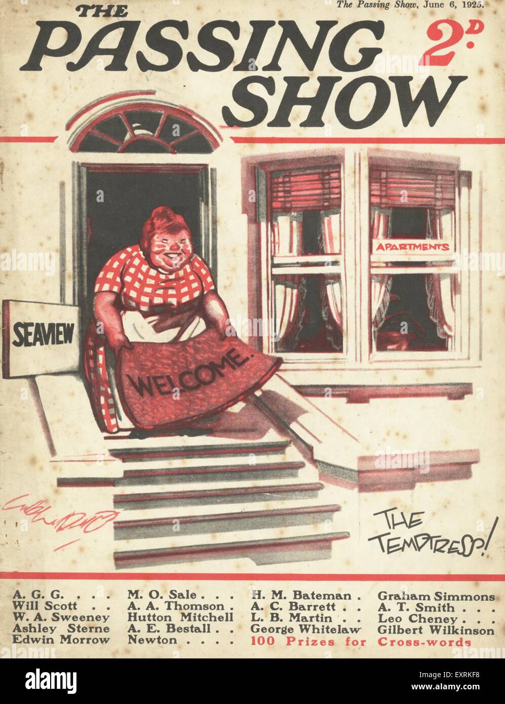 1920s UK The Passing Show Magazine Cover Stock Photo - Alamy