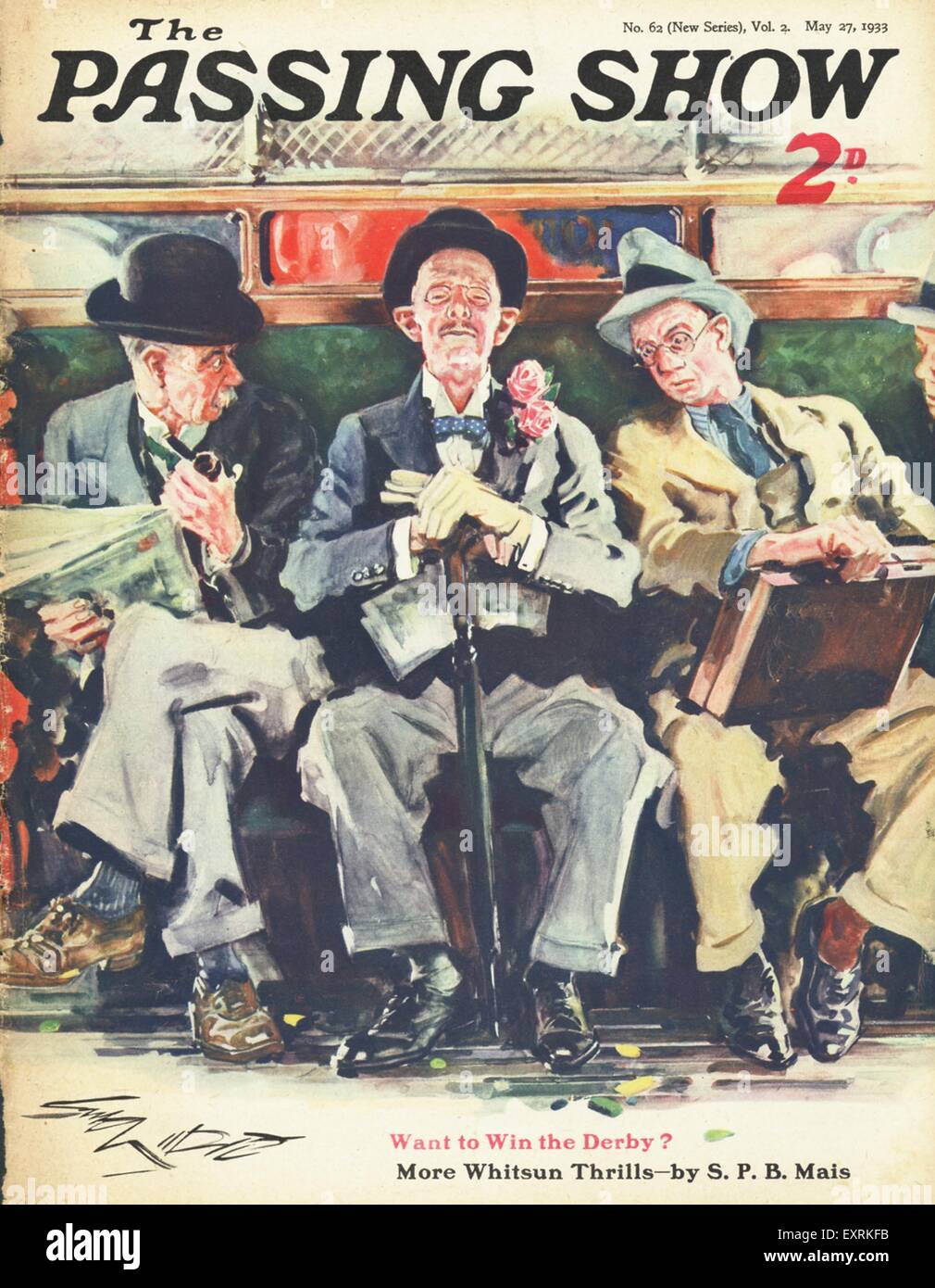 1930s UK The Passing Show Magazine Cover Stock Photo - Alamy