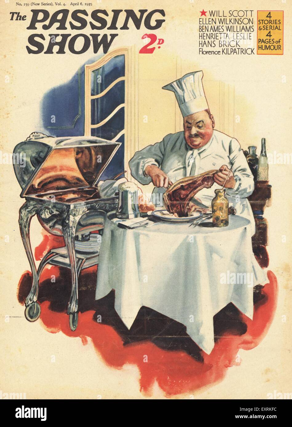 1930s UK The Passing Show Magazine Cover Stock Photo - Alamy