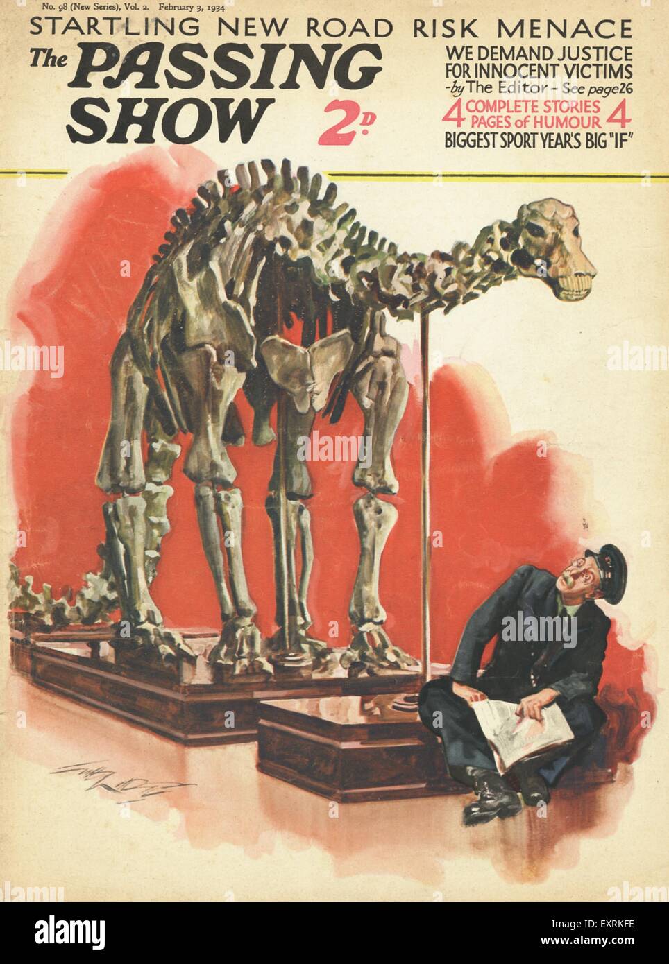 1930s UK The Passing Show Magazine Cover Stock Photo - Alamy