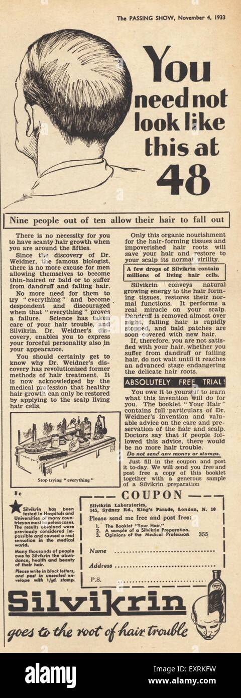 Silvikrin hi-res stock photography and images - Alamy