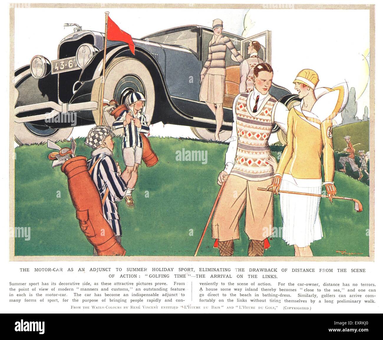 1920s golf magazine hi-res stock photography and images - Alamy