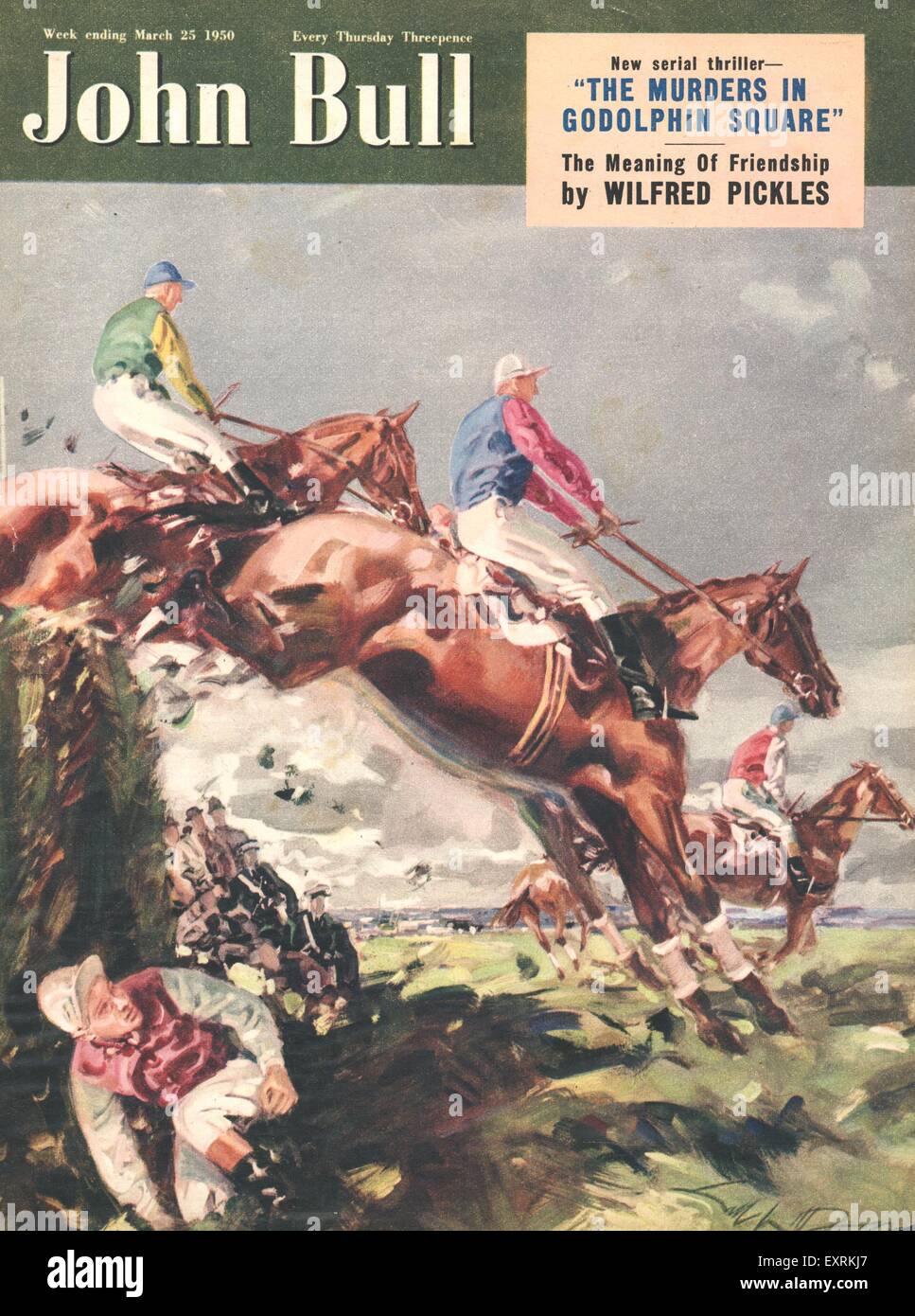 1940s UK John Bull Magazine Cover Stock Photo - Alamy