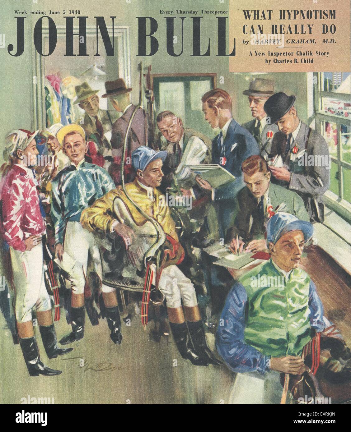 1940s UK John Bull Magazine Cover Stock Photo - Alamy