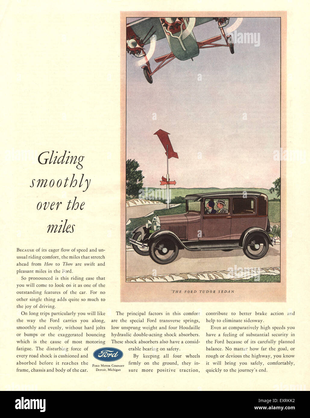 1920s USA Ford Magazine Advert Stock Photo - Alamy