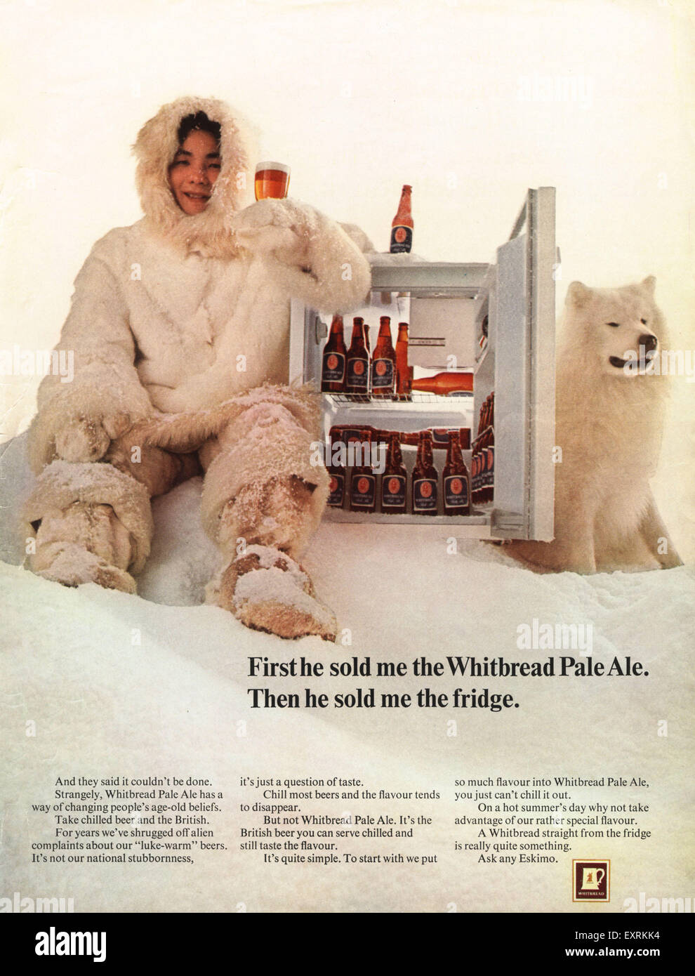 1970s UK Whitbread Pale Ale Magazine Advert Stock Photo - Alamy