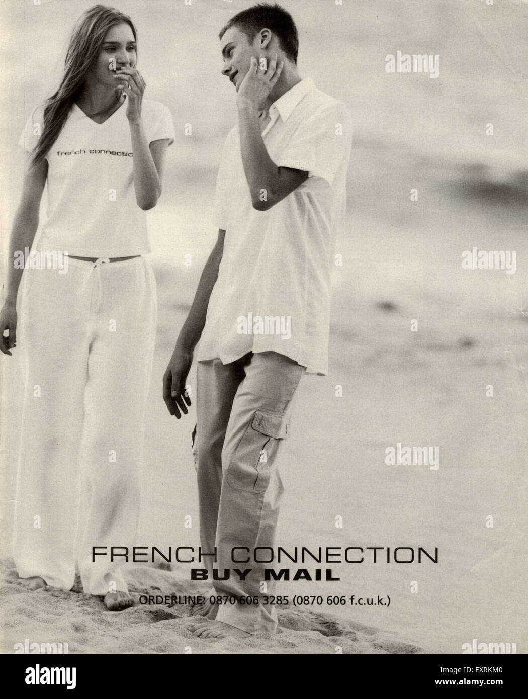 1990s UK French Connection Magazine Advert Stock Photo - Alamy