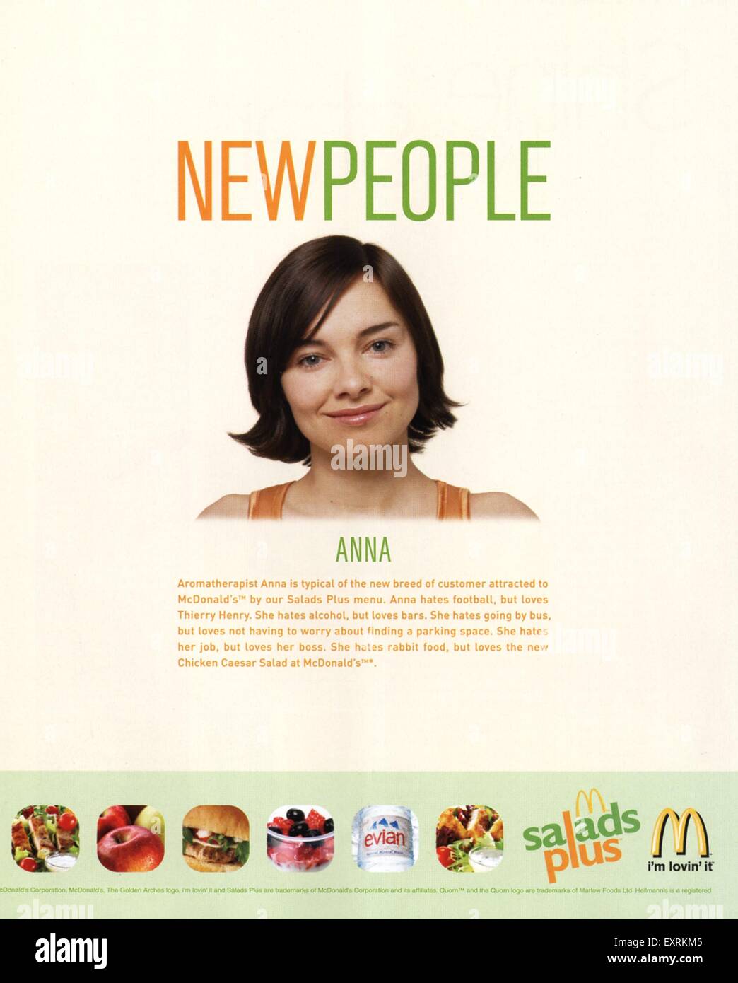 Mcdonalds advert magazine hi-res stock photography and images - Alamy