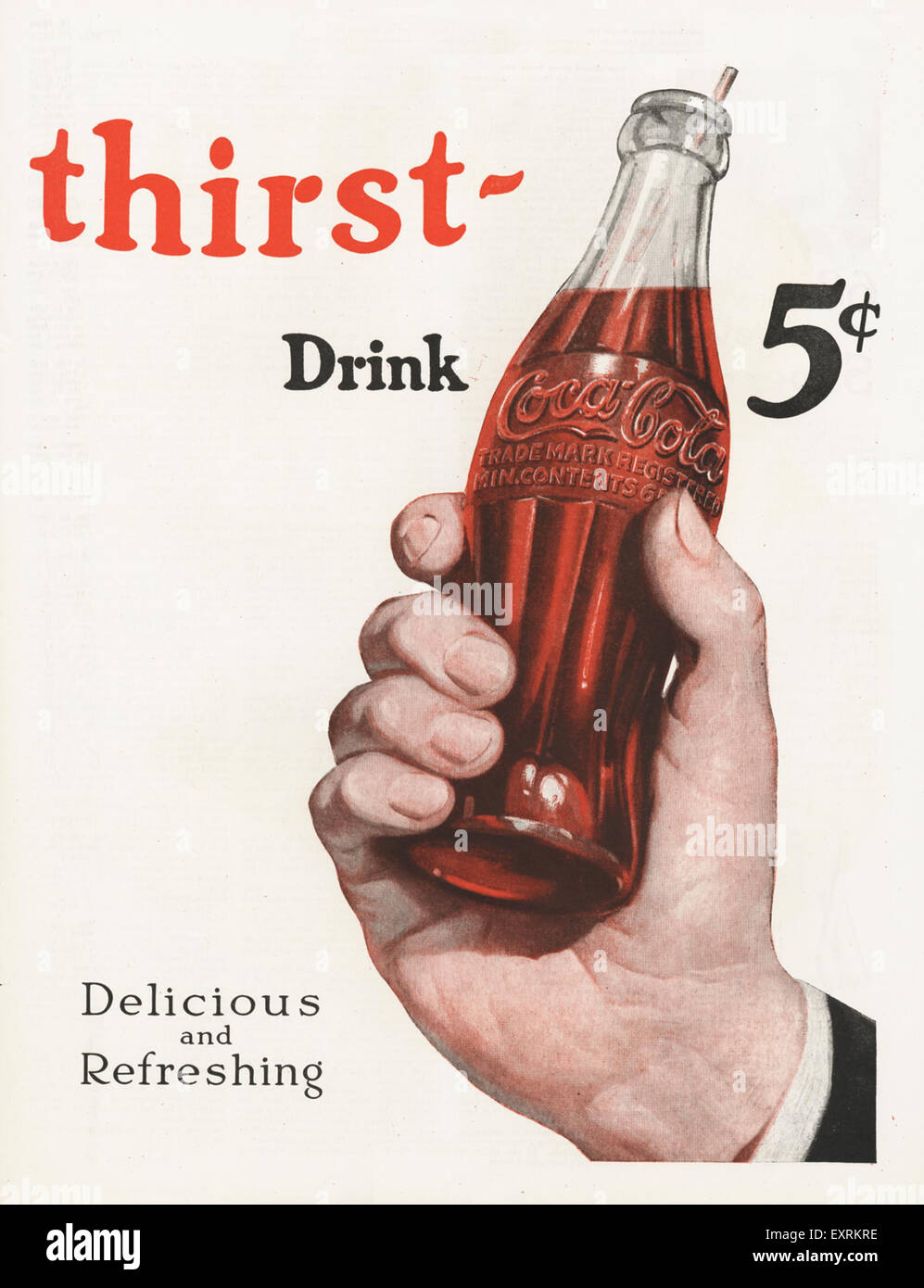 1930s USA Coca-Cola Magazine Advert Stock Photo - Alamy