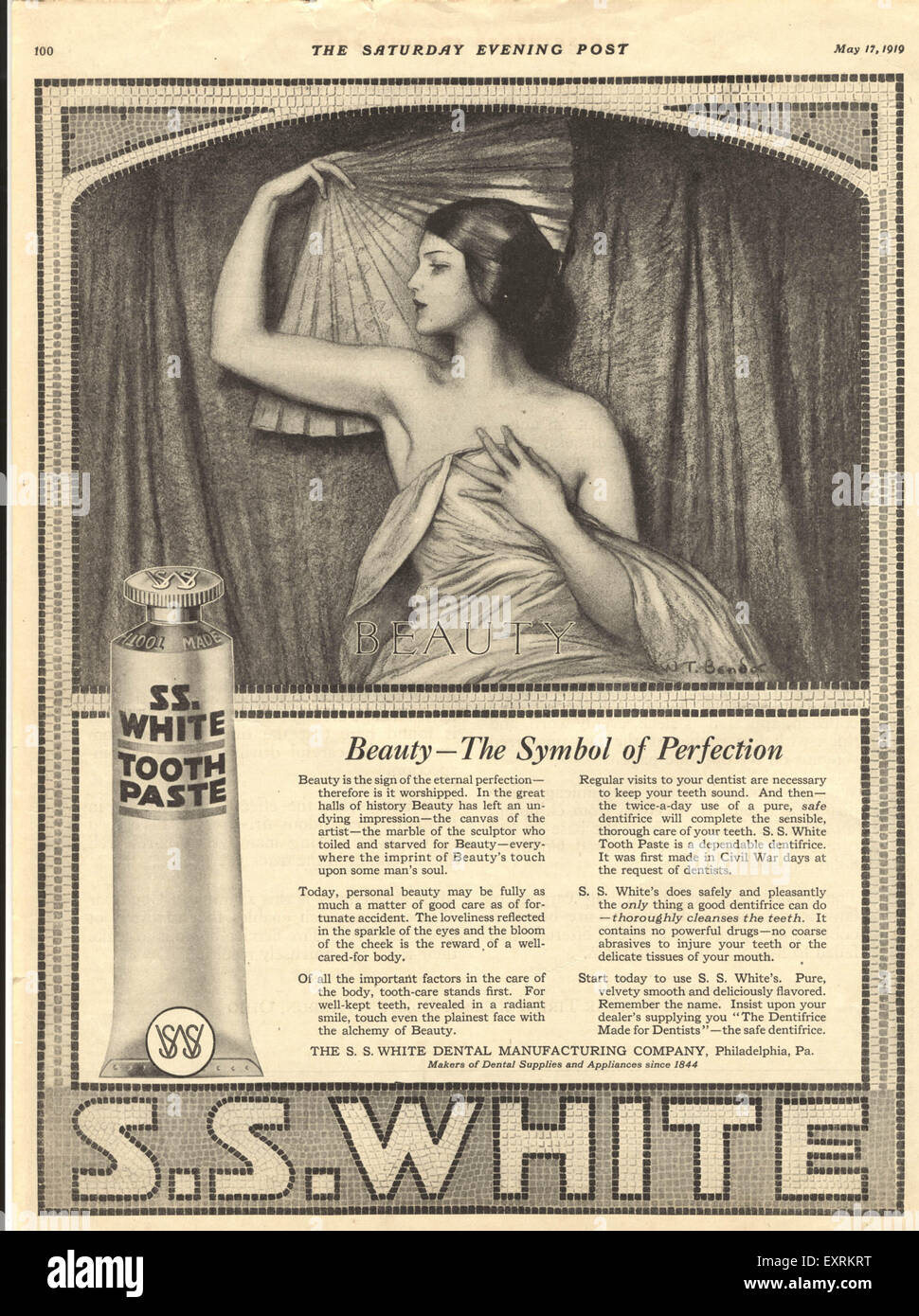 1910s usa toothpaste magazine advert hi-res stock photography and ...