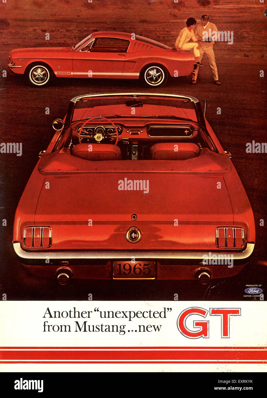 1960s USA Ford Magazine Advert Stock Photo - Alamy