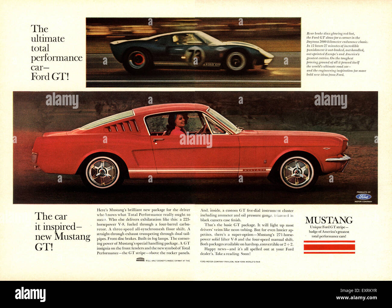 1960s Mustang Ad