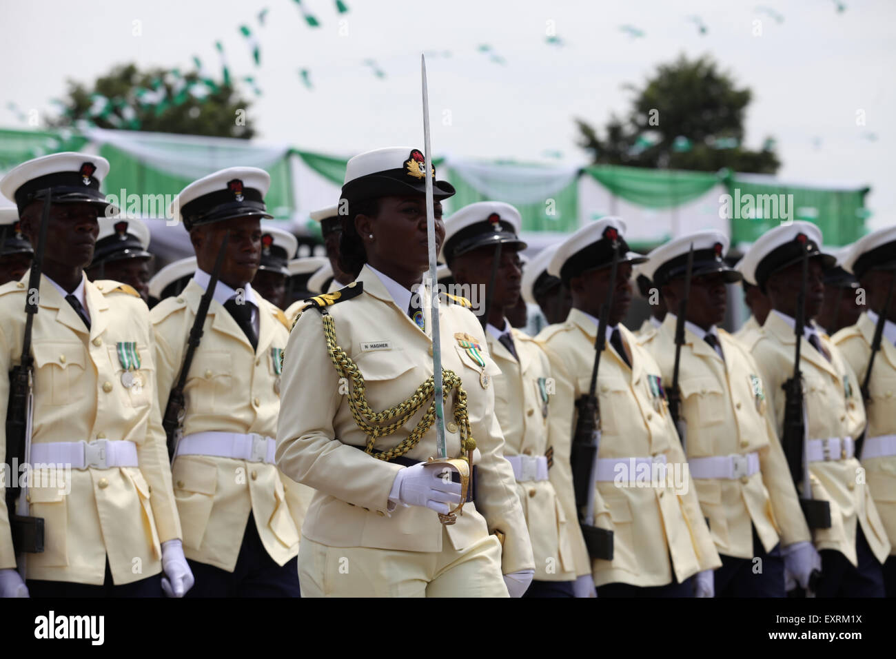 Nigerian army parade hi-res stock photography and images - Alamy