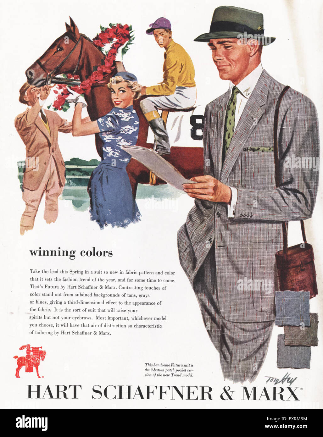 1930s USA Hart Schaffner and Marx Magazine Advert Stock Photo - Alamy