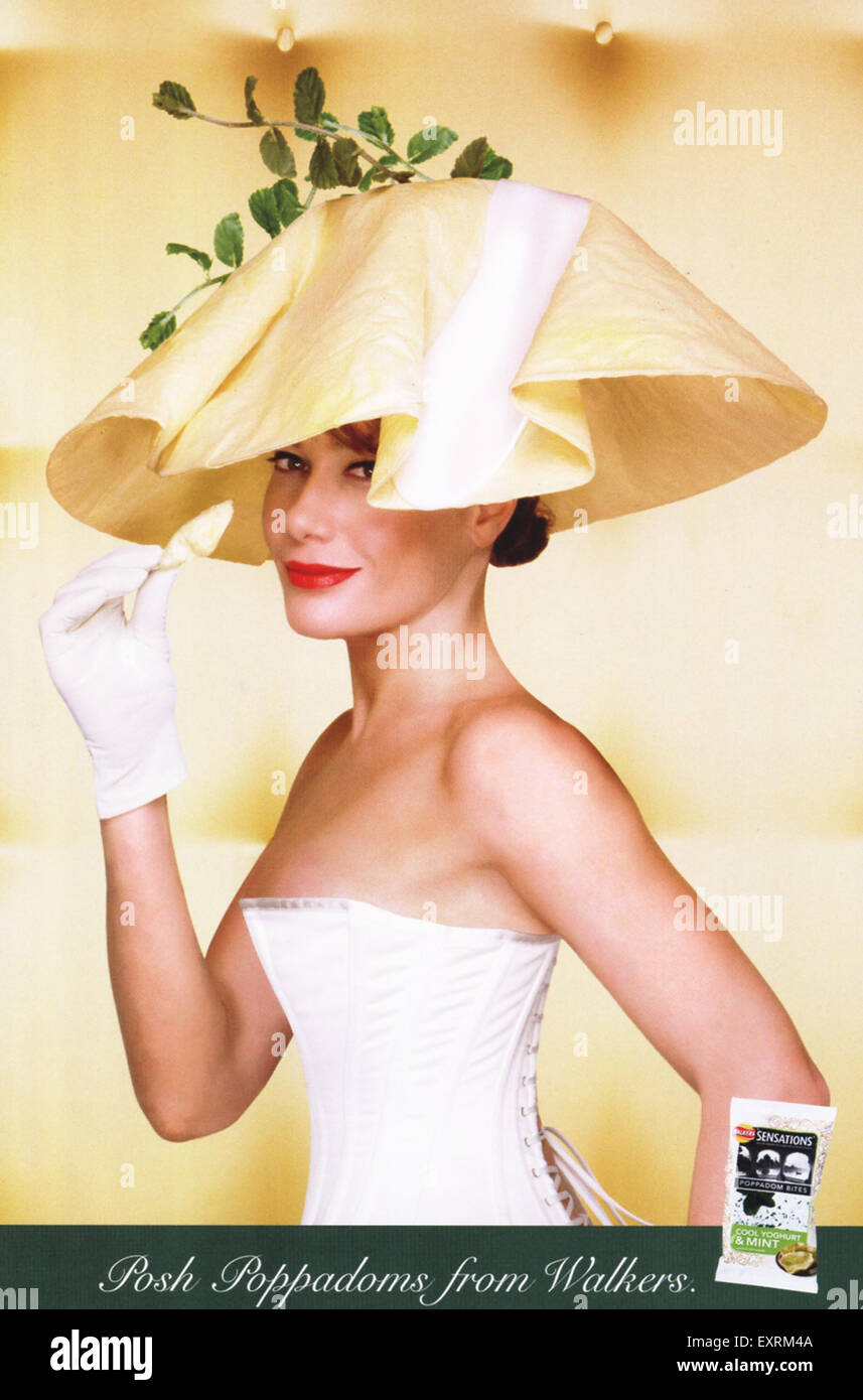 2000s UK Walkers Magazine Advert Stock Photo - Alamy