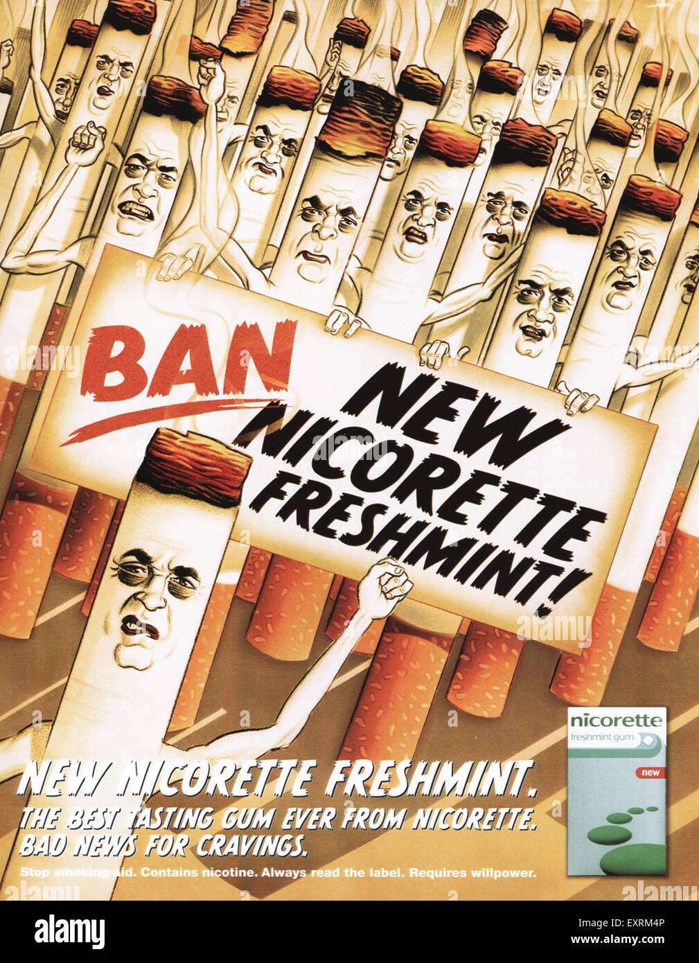 Nicotine Gum Ads