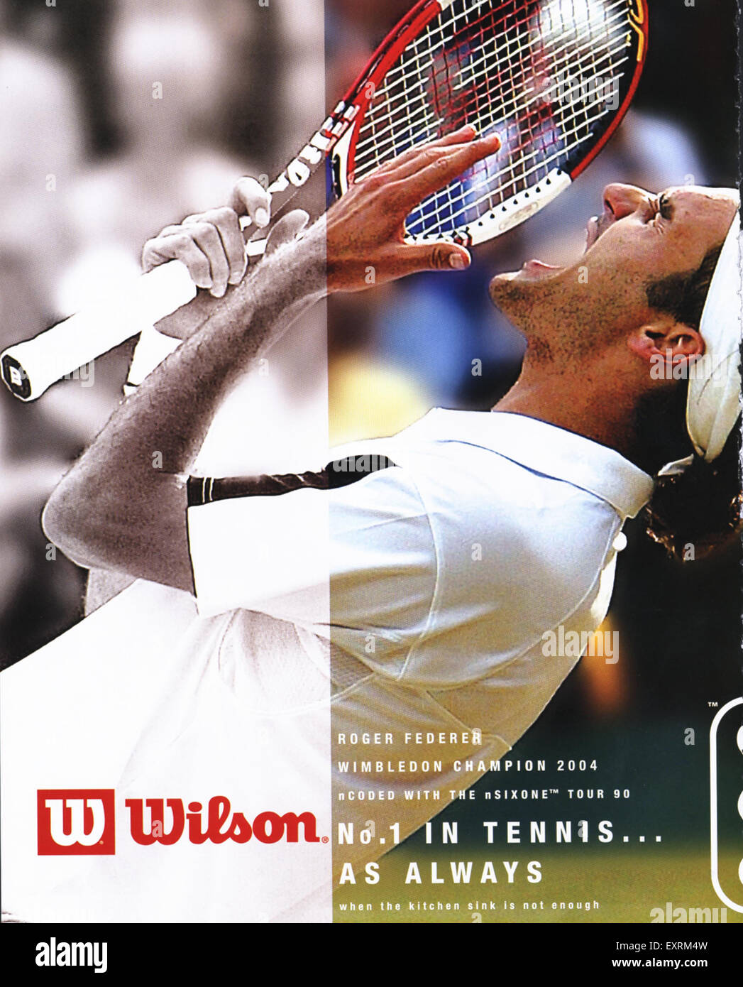 2000s UK Wilson Magazine Advert Stock Photo - Alamy