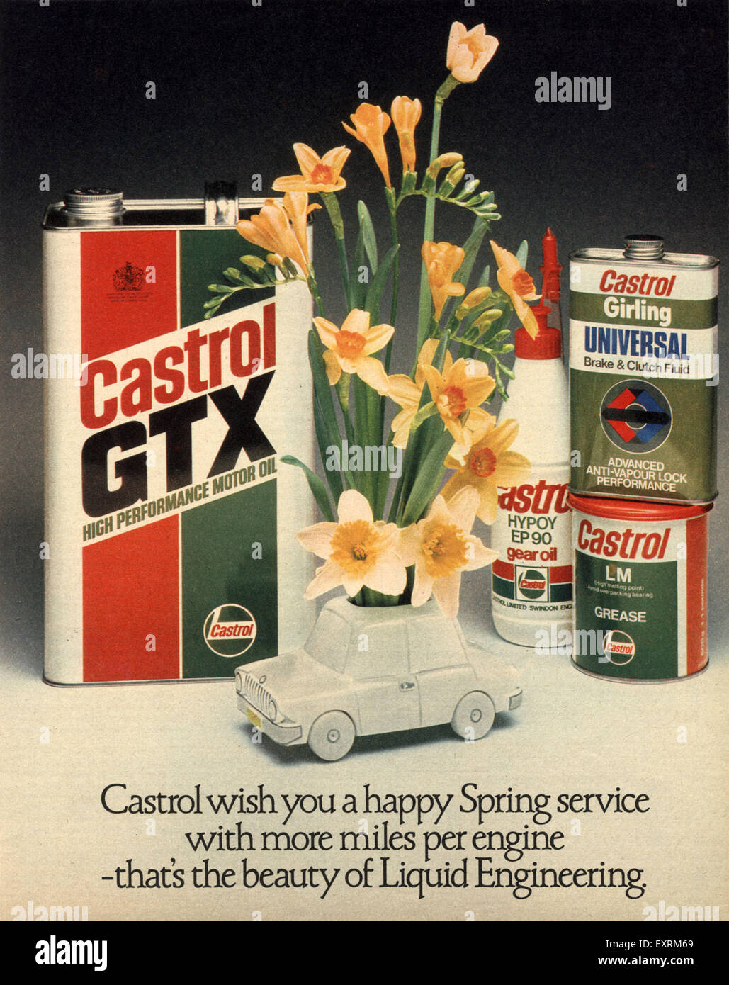 Castrol advert hi-res stock photography and images - Alamy